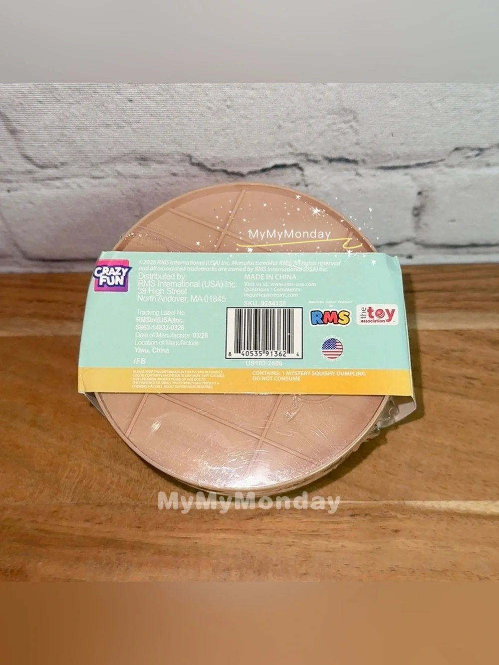 RMS | Other | Rms Crazy Fun Stuffed Bun Dumpling Squishy Bun | Poshmark